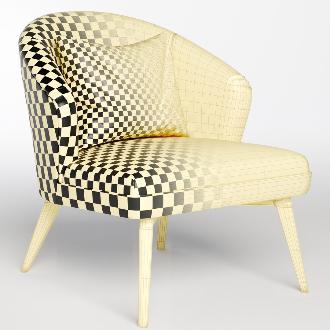 Nelly Arm Chair 3D Model - TurboSquid 2343693