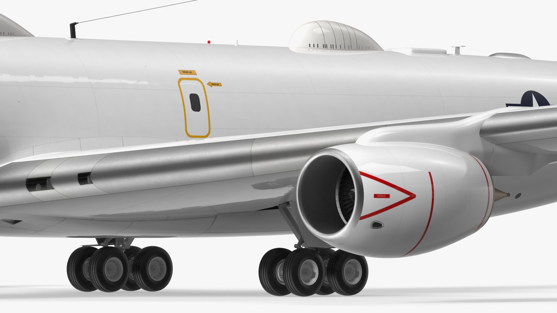 3D Boeing E-6 Mercury Aircraft Rigged for Maya - TurboSquid 2095425