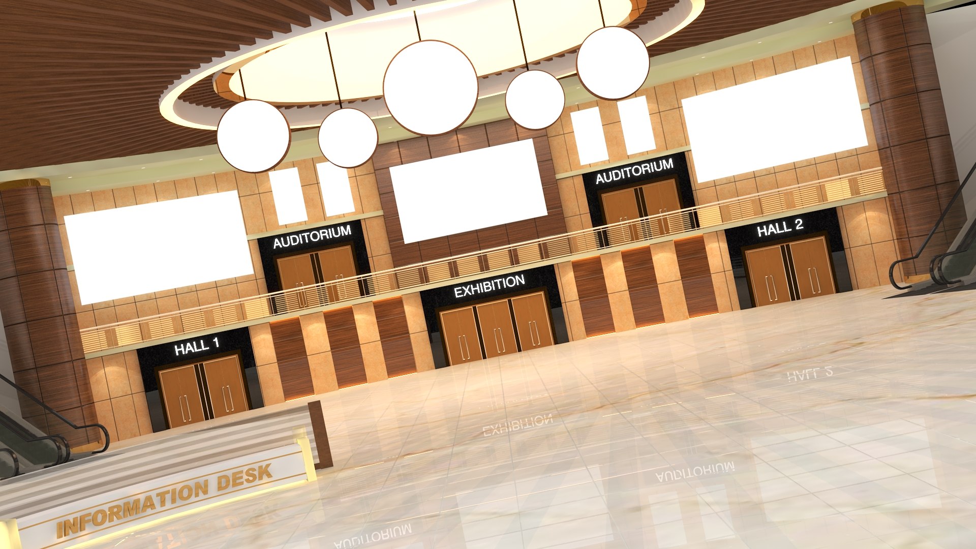 3D model Virtual lobby - TurboSquid 1744602