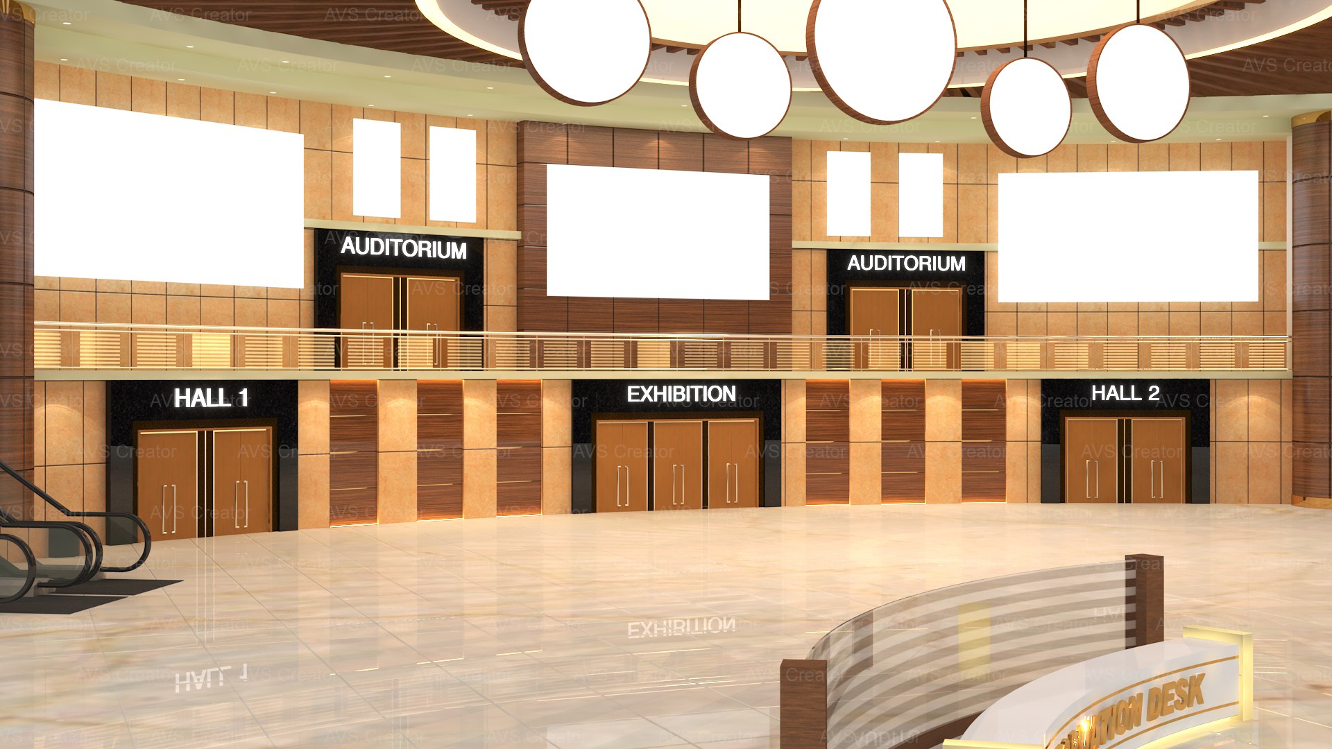 3D model Virtual lobby - TurboSquid 1744602