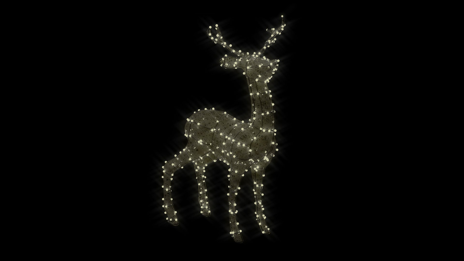 3D Wire Deer Light - TurboSquid 2324672