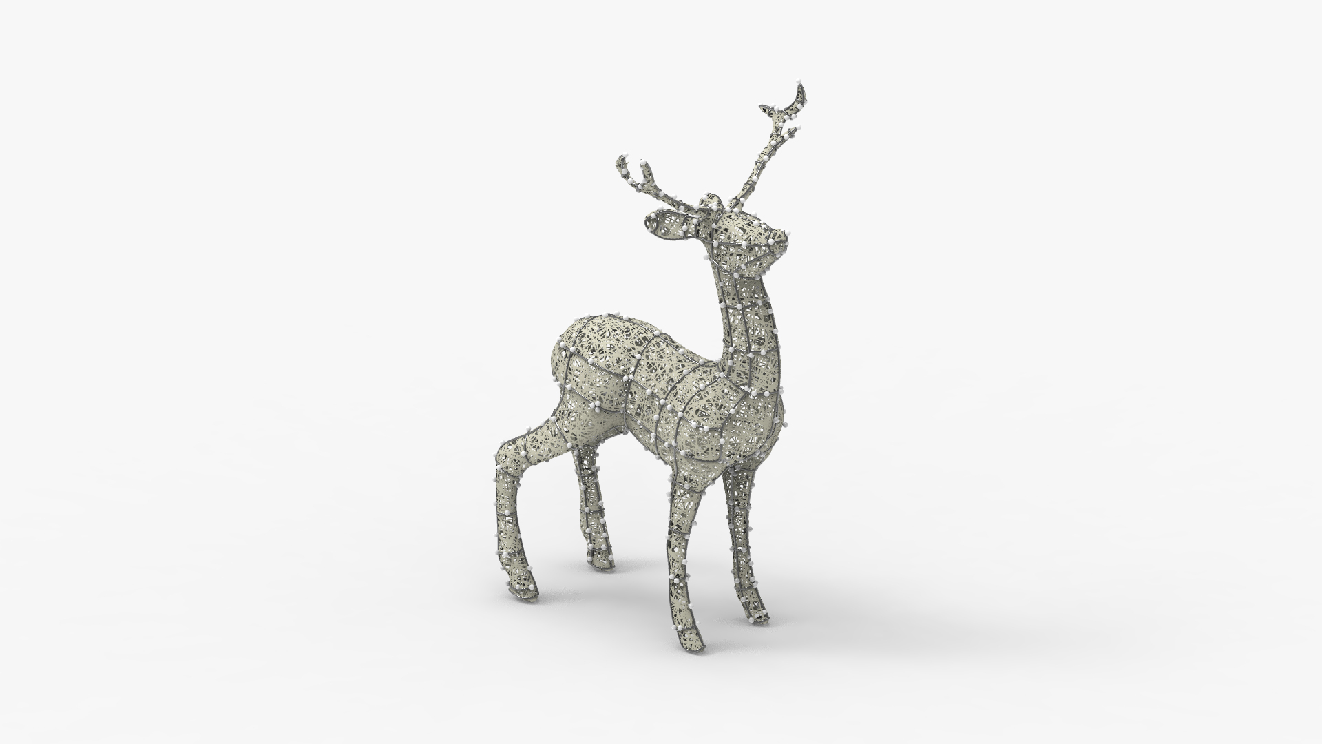 3D Wire Deer Light - TurboSquid 2324672