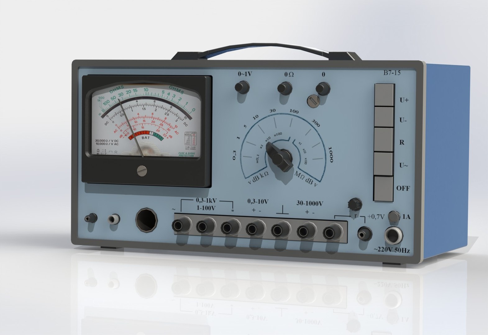 3D Meter Instrument Wattmeter - TurboSquid 1198534