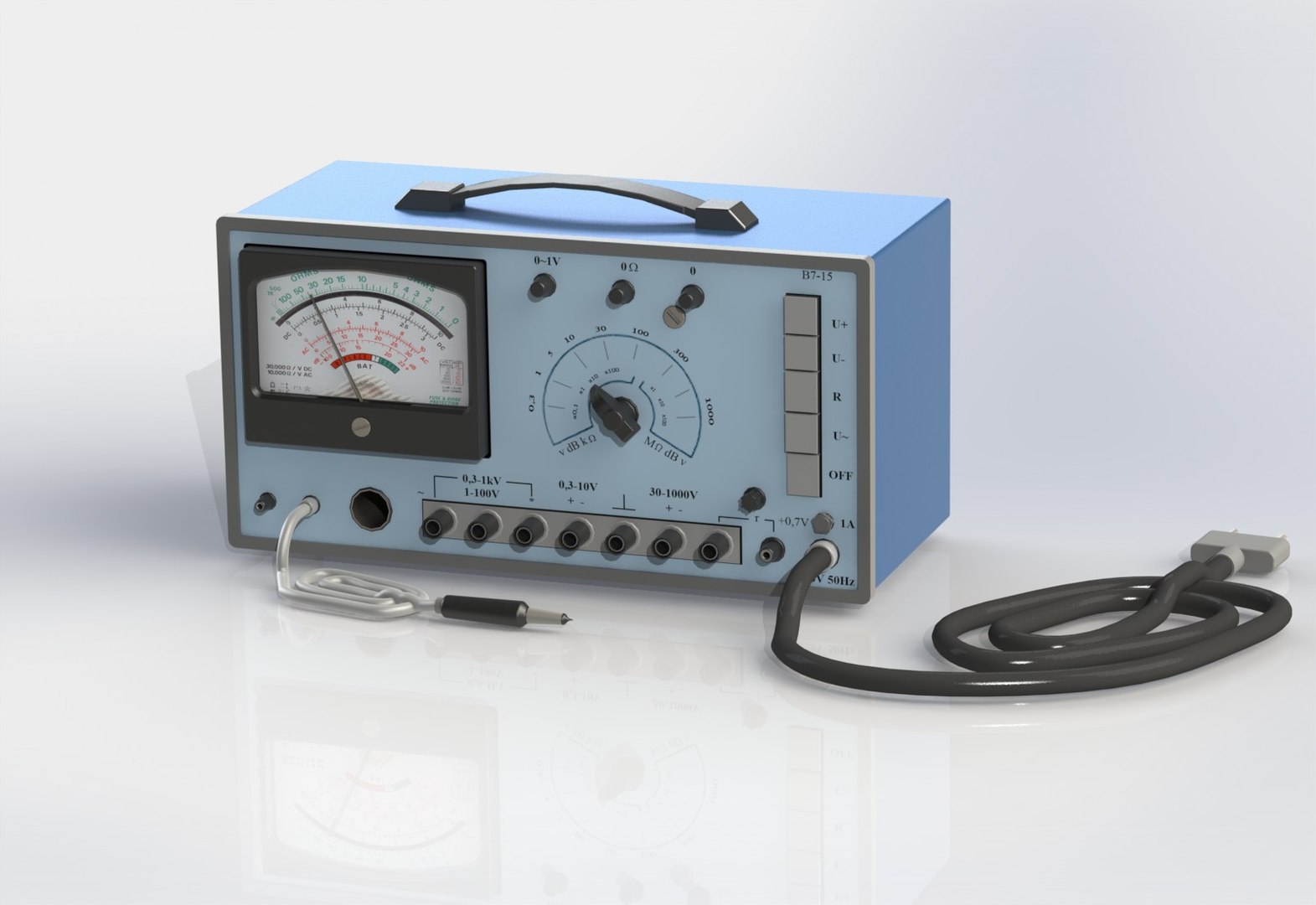 3D Meter Instrument Wattmeter - TurboSquid 1198534