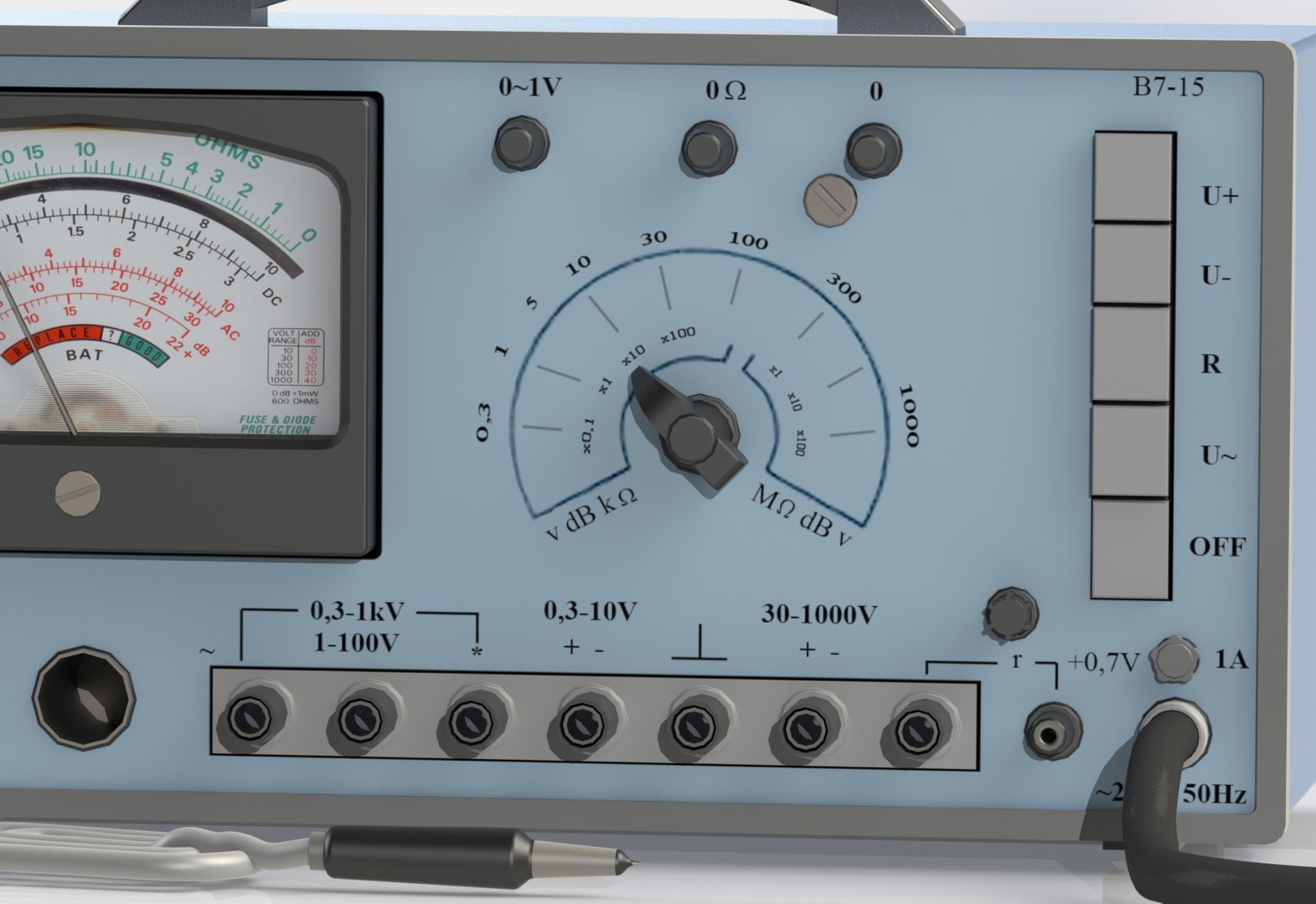 3D Meter Instrument Wattmeter - TurboSquid 1198534