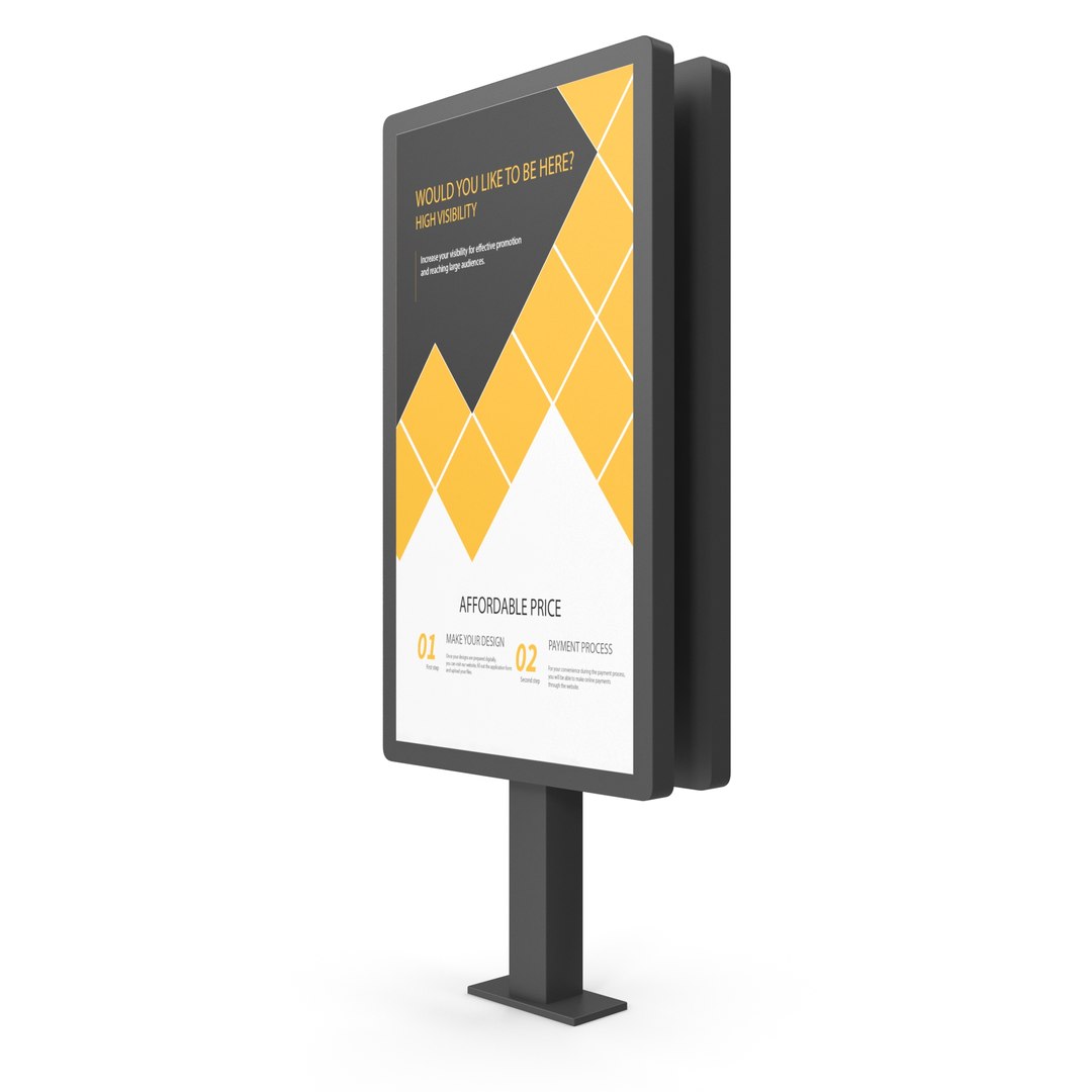 3D Sleek 3D Kiosk Model - TurboSquid 2164226