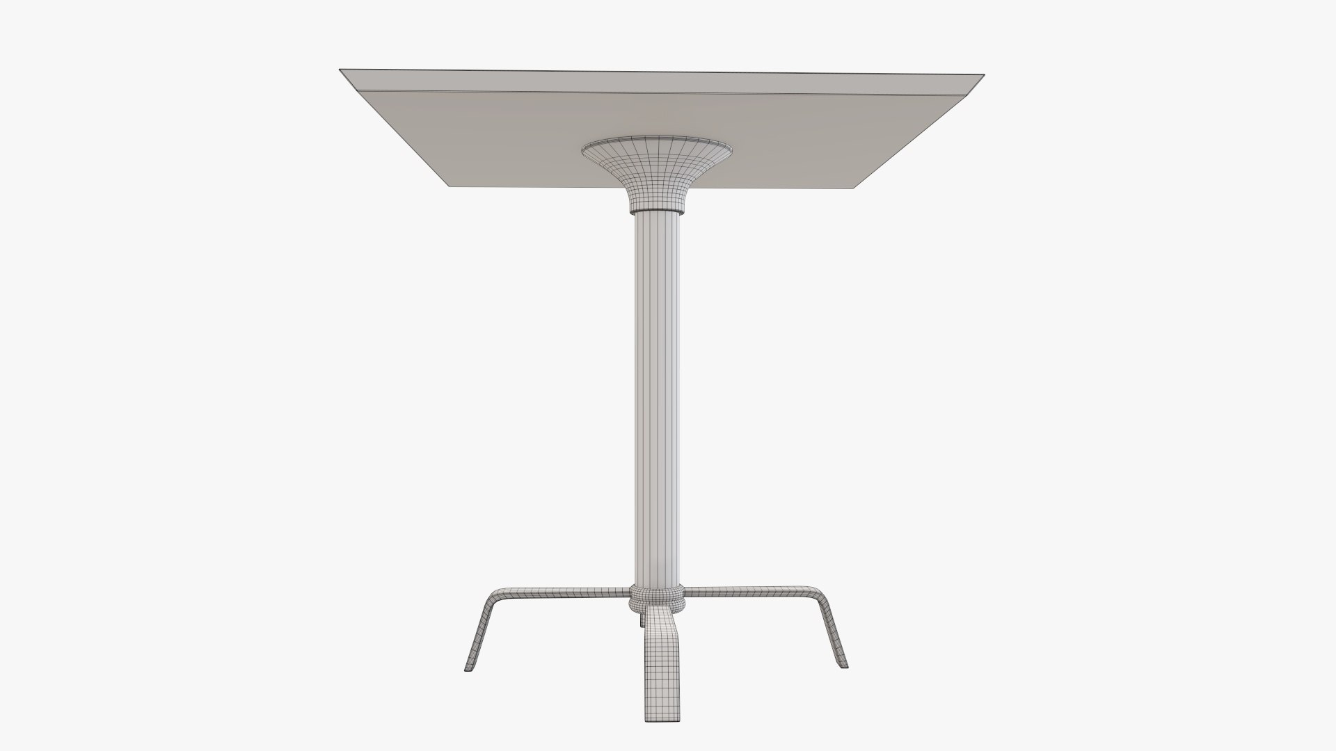 Table coffee square 3D model - TurboSquid 1644427