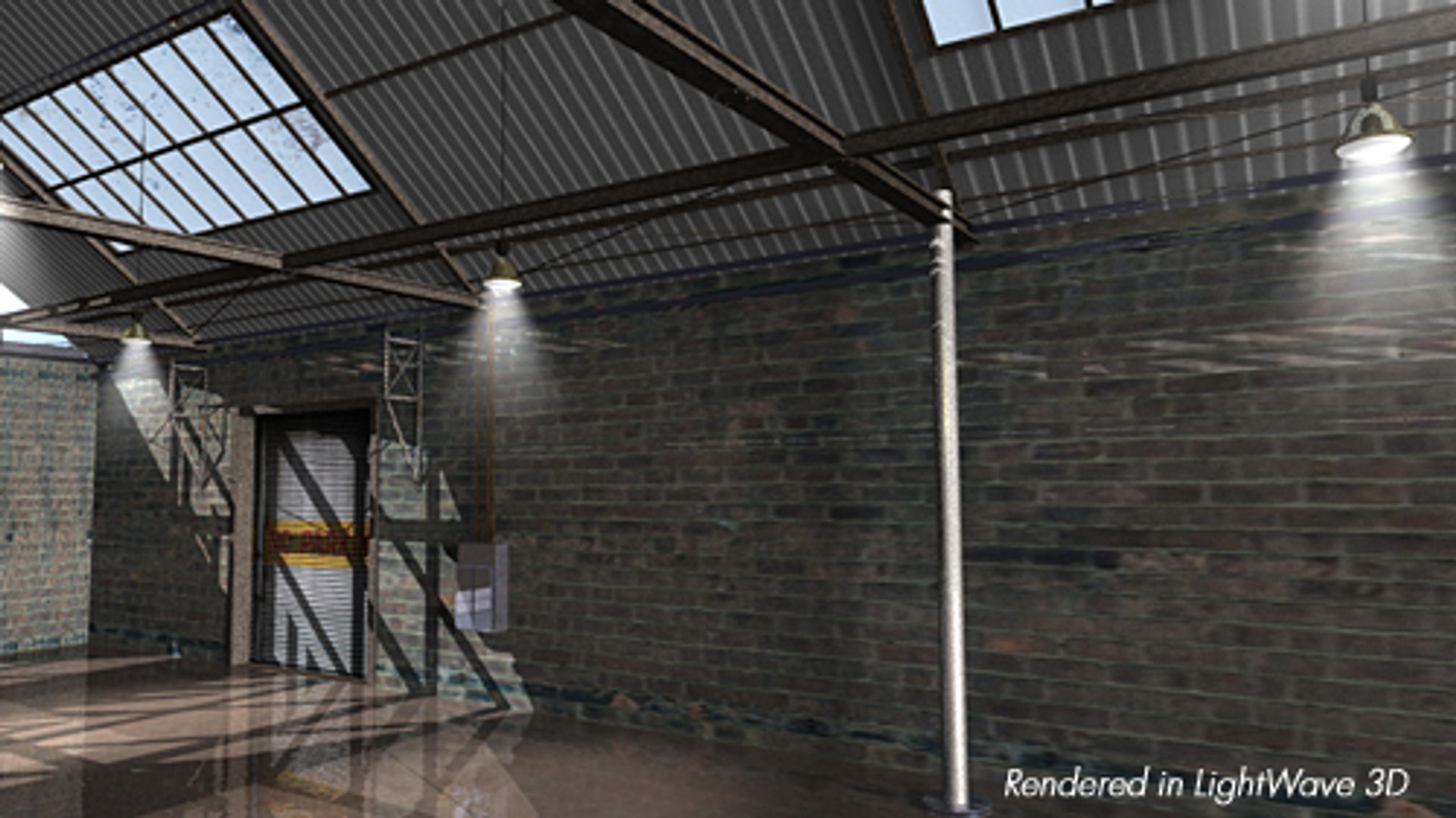 3d Model Showroom Wherehouse Interior Lightwave Cars