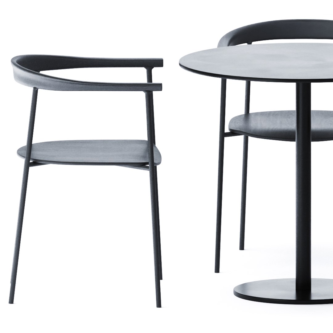 Round Table Tiffany Column By Scab Design 3D Model - TurboSquid 1719031