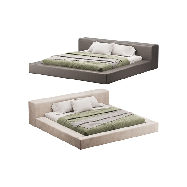 modelo 3d Cama baja Casper - TurboSquid 2331267