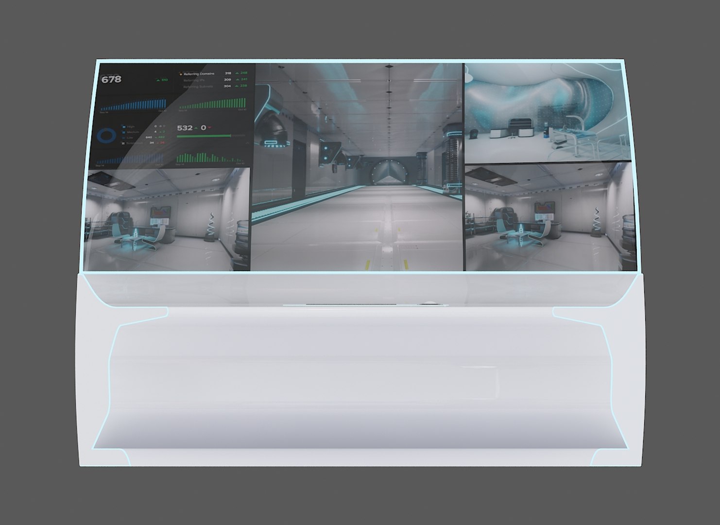 3D sci fi security control - TurboSquid 1598205