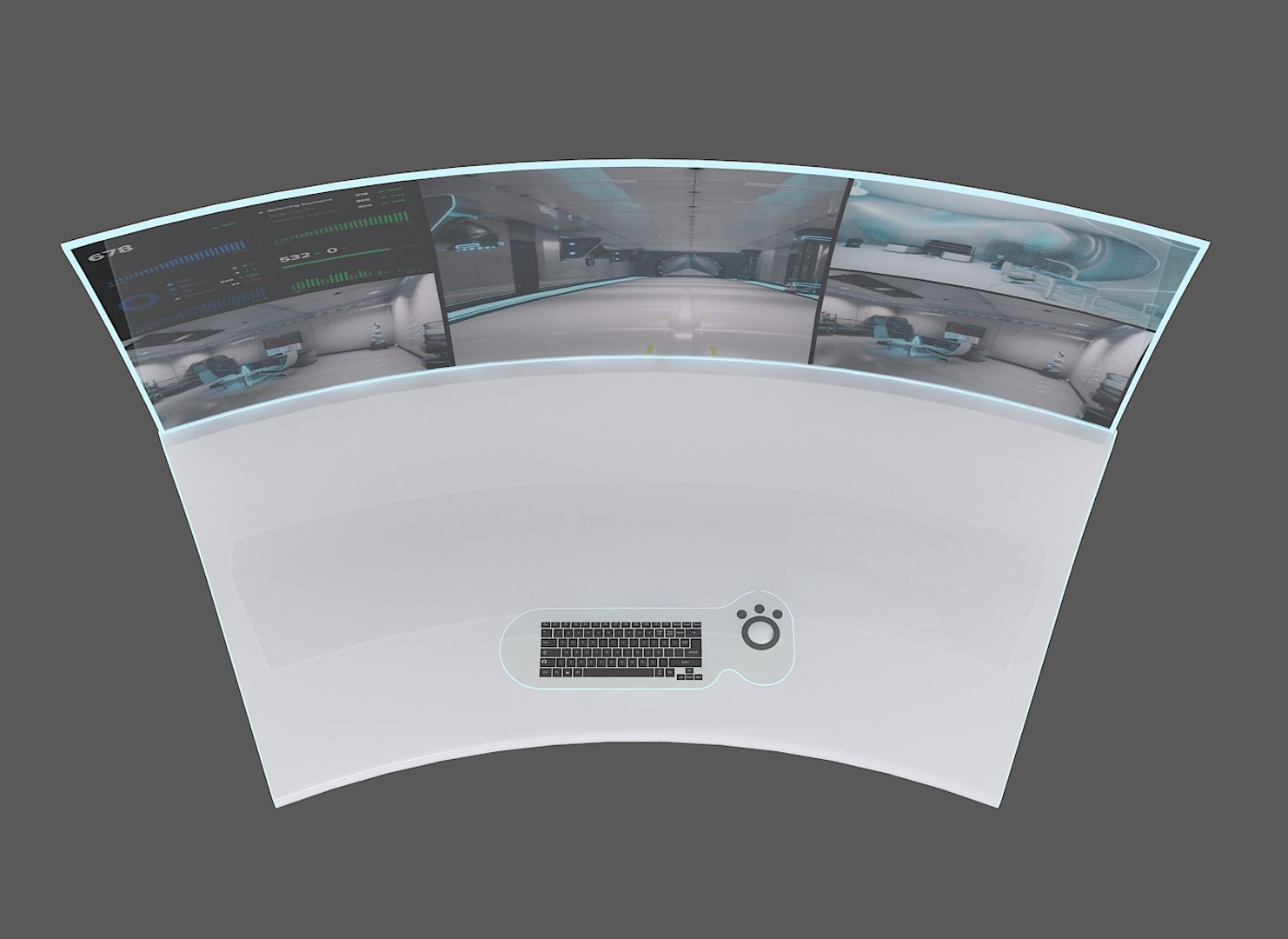 3D sci fi security control - TurboSquid 1598205