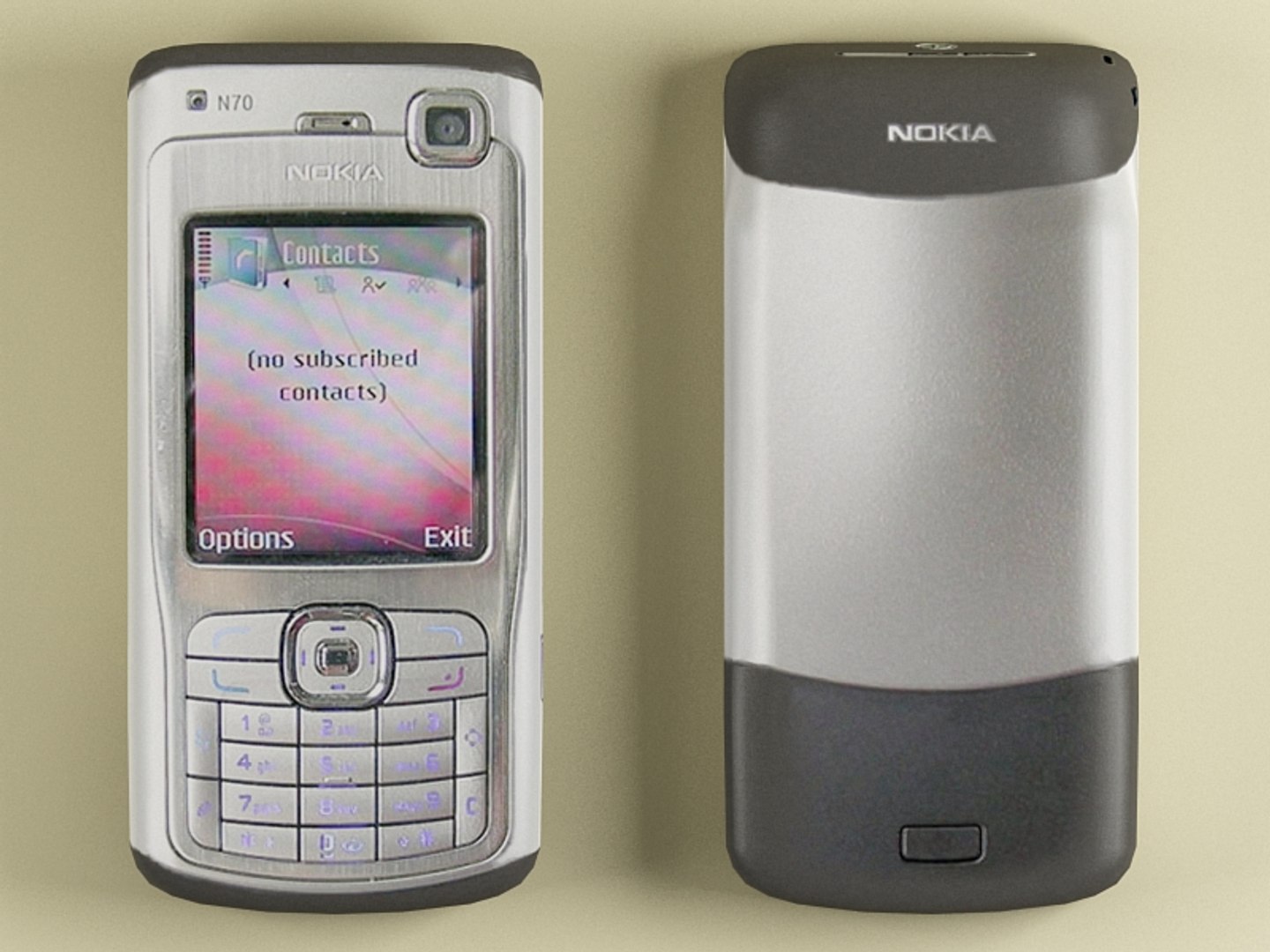 nokia n70 modelled 3d model