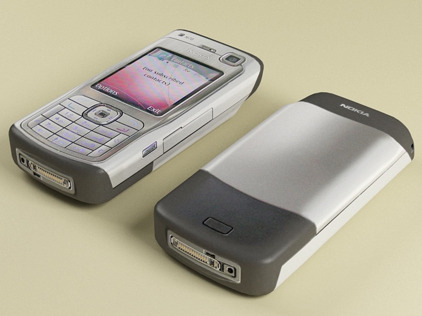 nokia n70 modelled 3d model