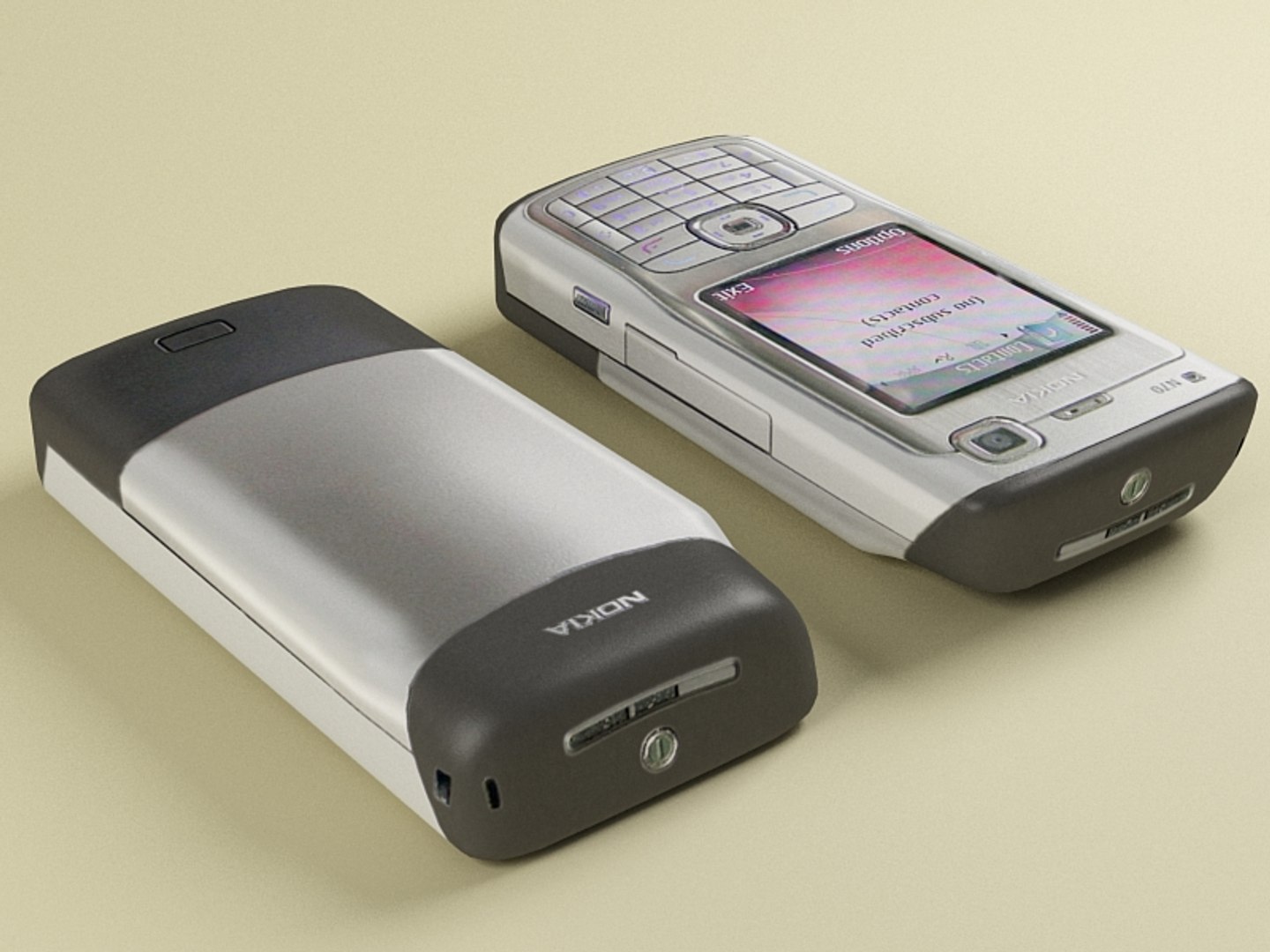 nokia n70 modelled 3d model