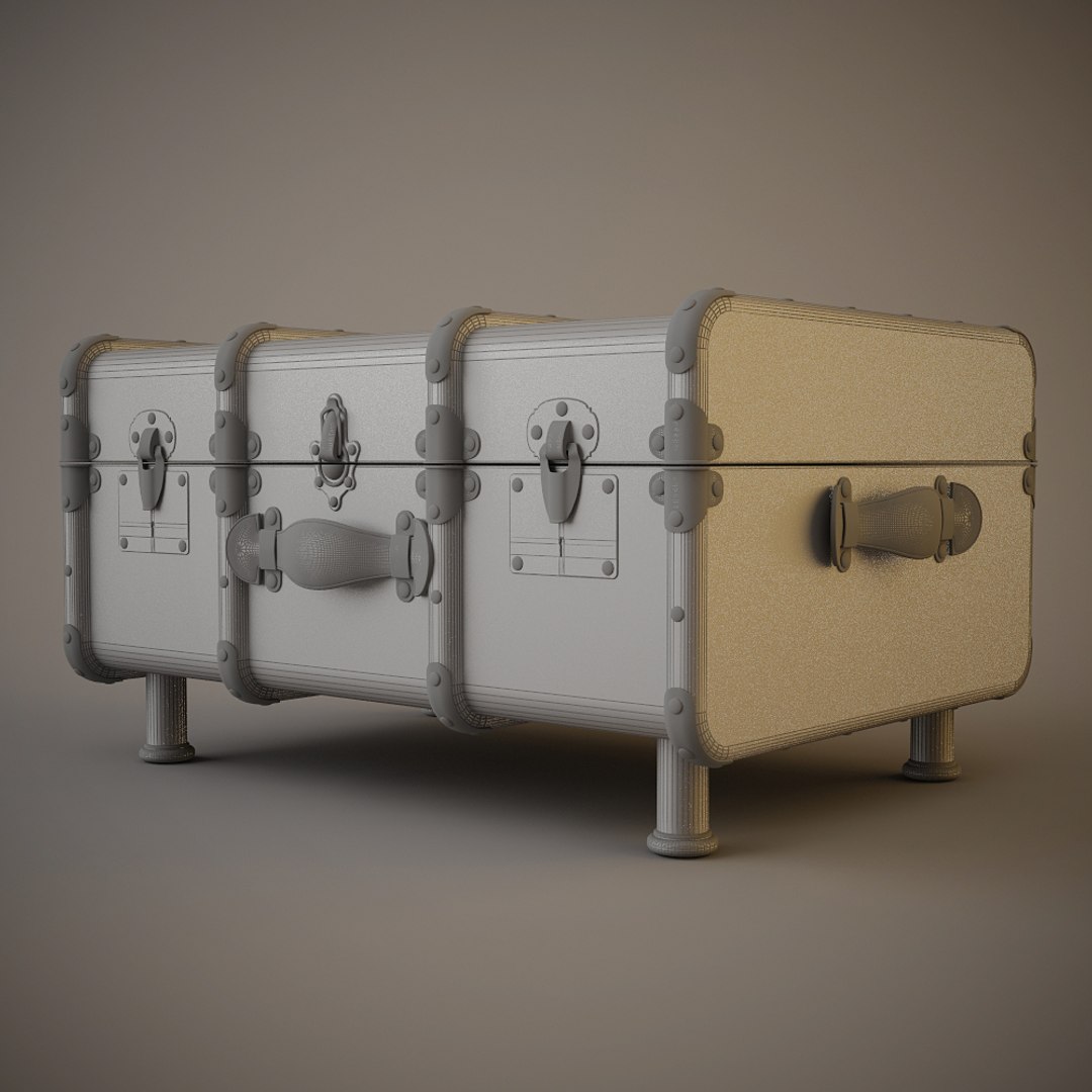 3d authentic stateroom trunk