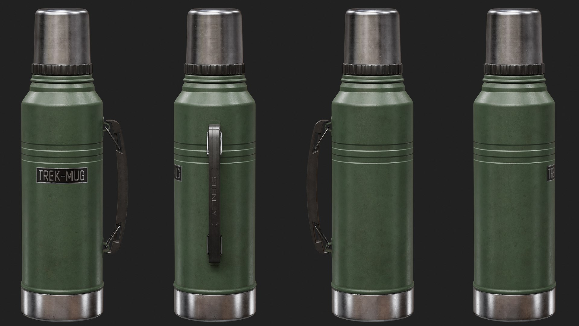 3D Camping Thermos Model - TurboSquid 2096057