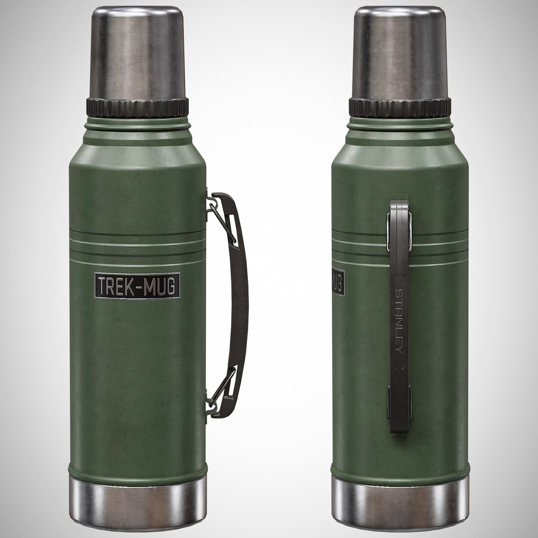 3D Camping Thermos Model - TurboSquid 2096057