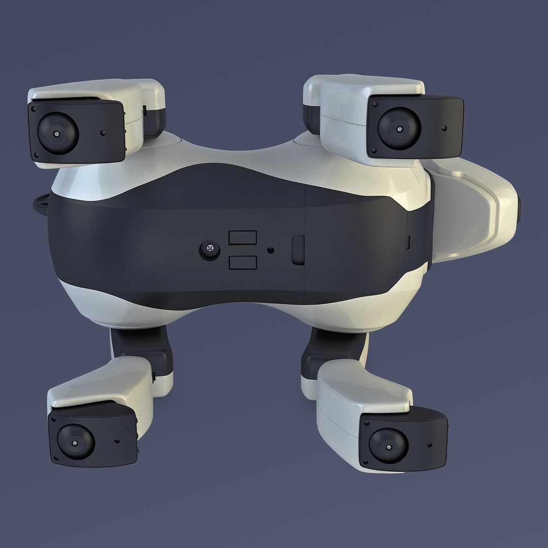 3d Model Genibo Robot Dog White