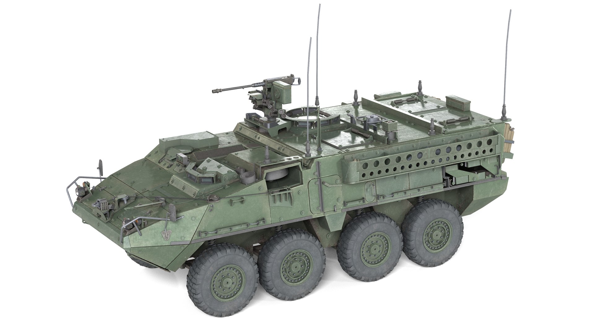 M1130 Stryker Commander Vehicle 3D Model - TurboSquid 2250442