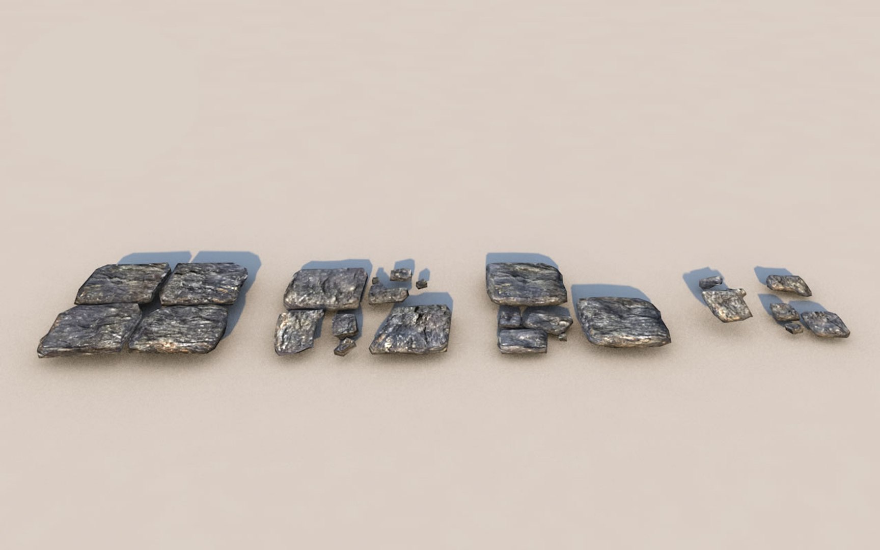 Concrete Rock Tile 3D - TurboSquid 1511584