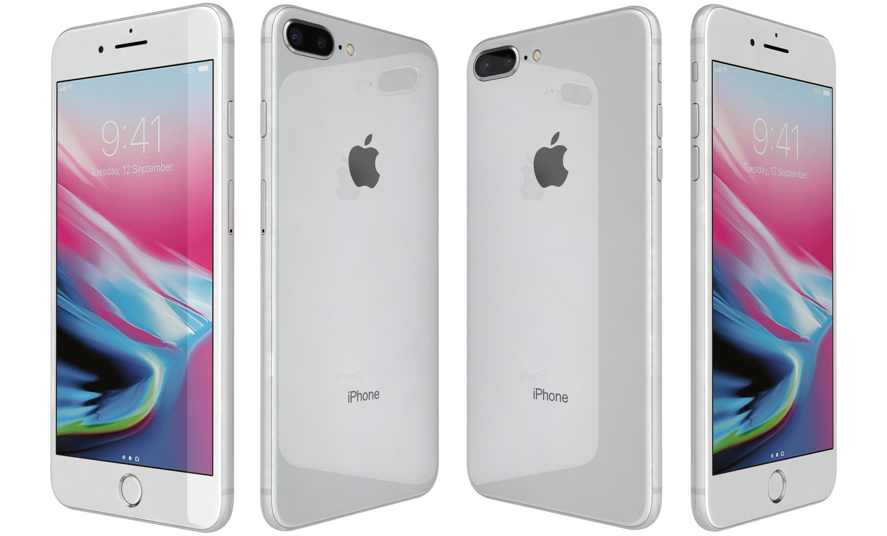 3D apple iphone 8 colors - TurboSquid 1218705
