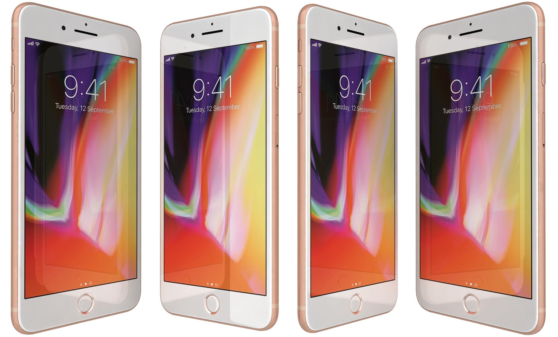 3D apple iphone 8 colors - TurboSquid 1218705