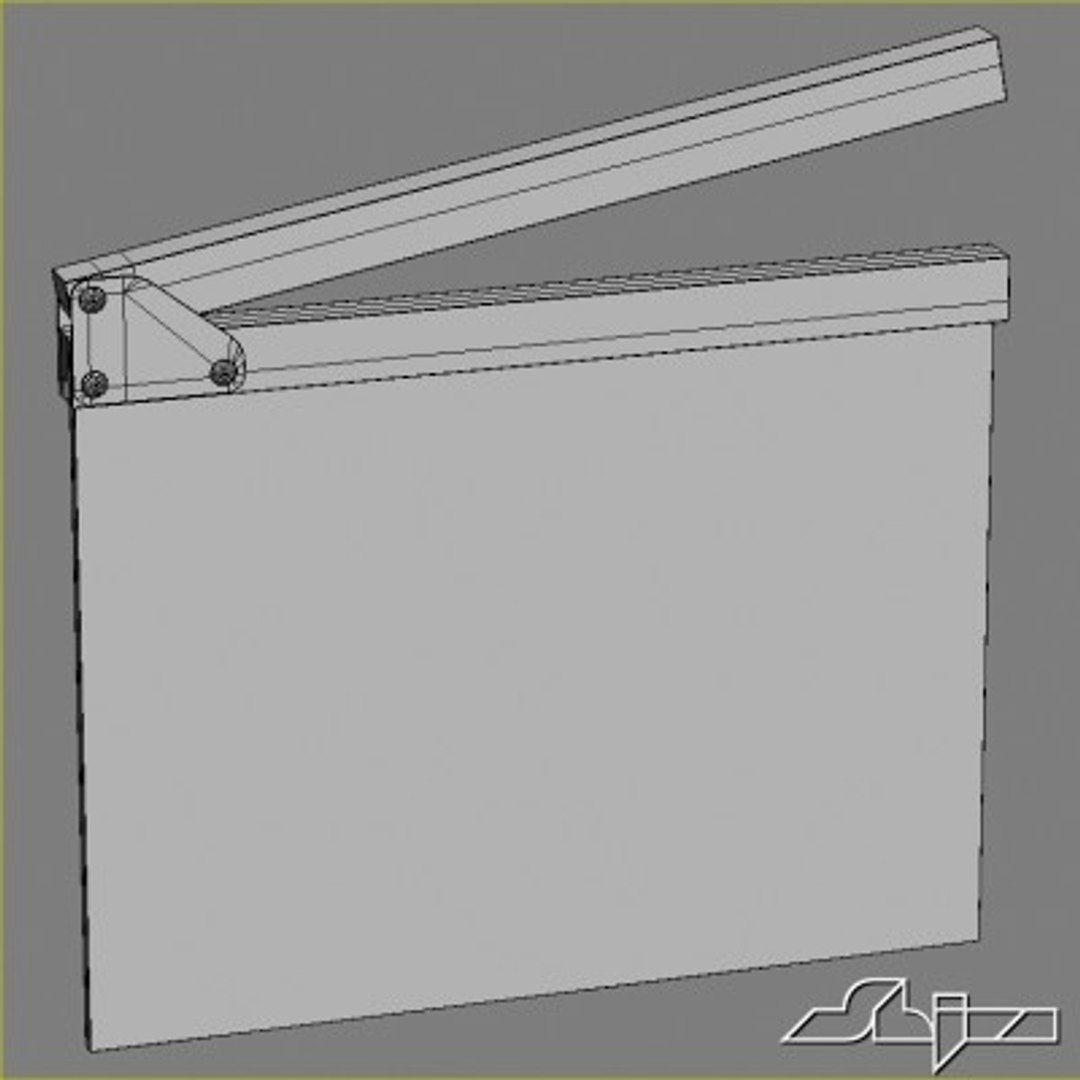 Film Slate 3d Model
