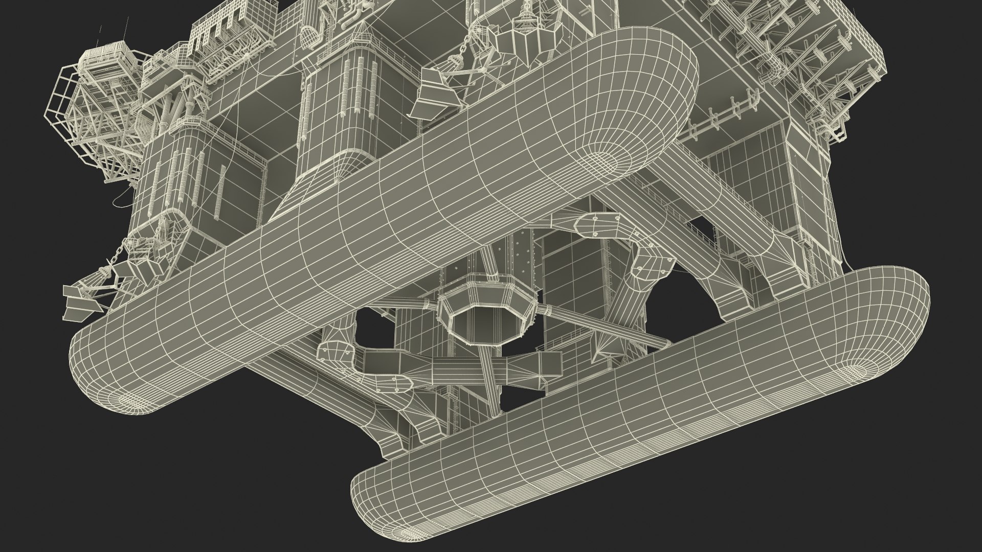 3D Offshore Oil Rig Platform - TurboSquid 2386181