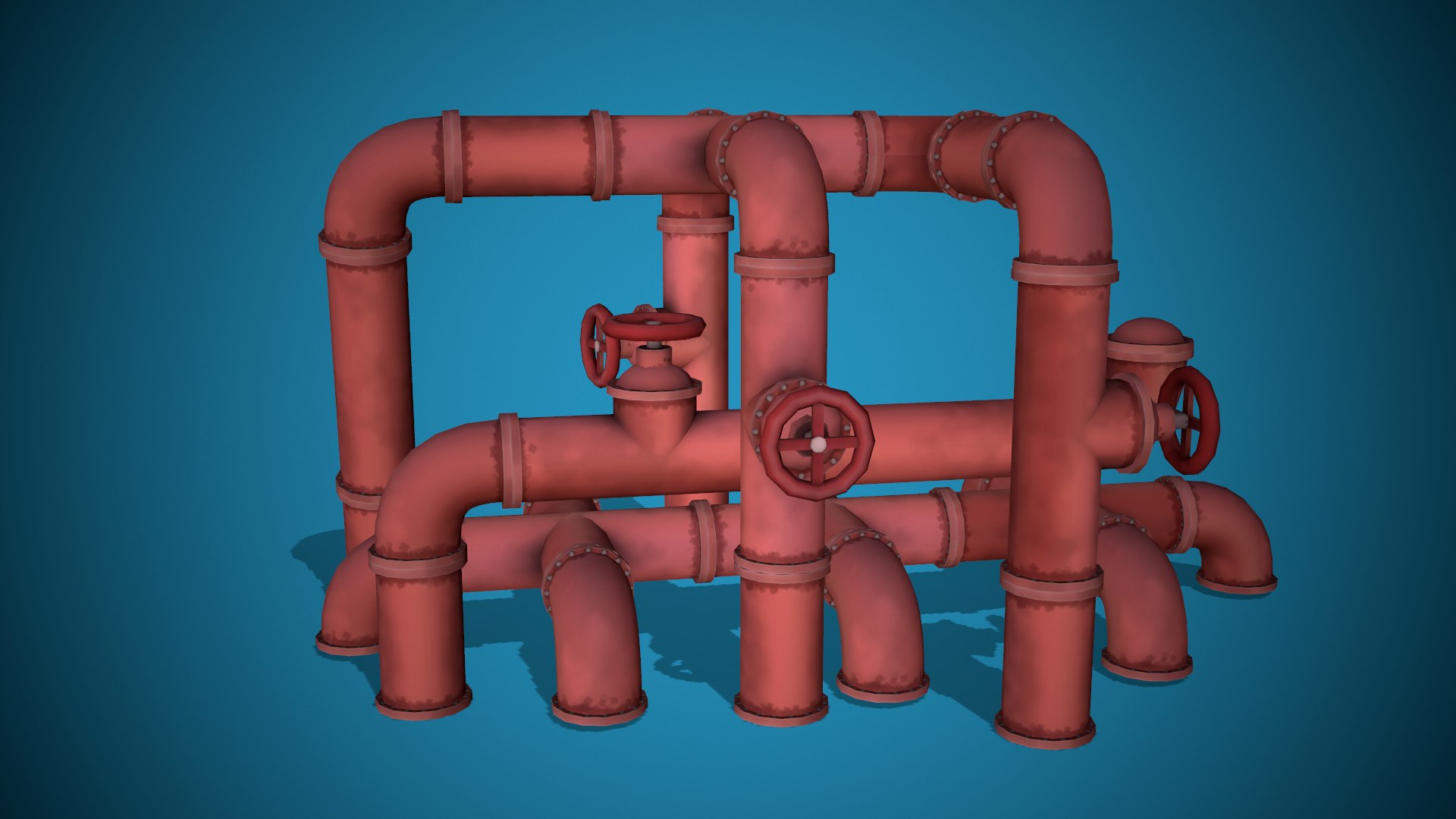3D model stylized modular pipes ready - TurboSquid 1448059