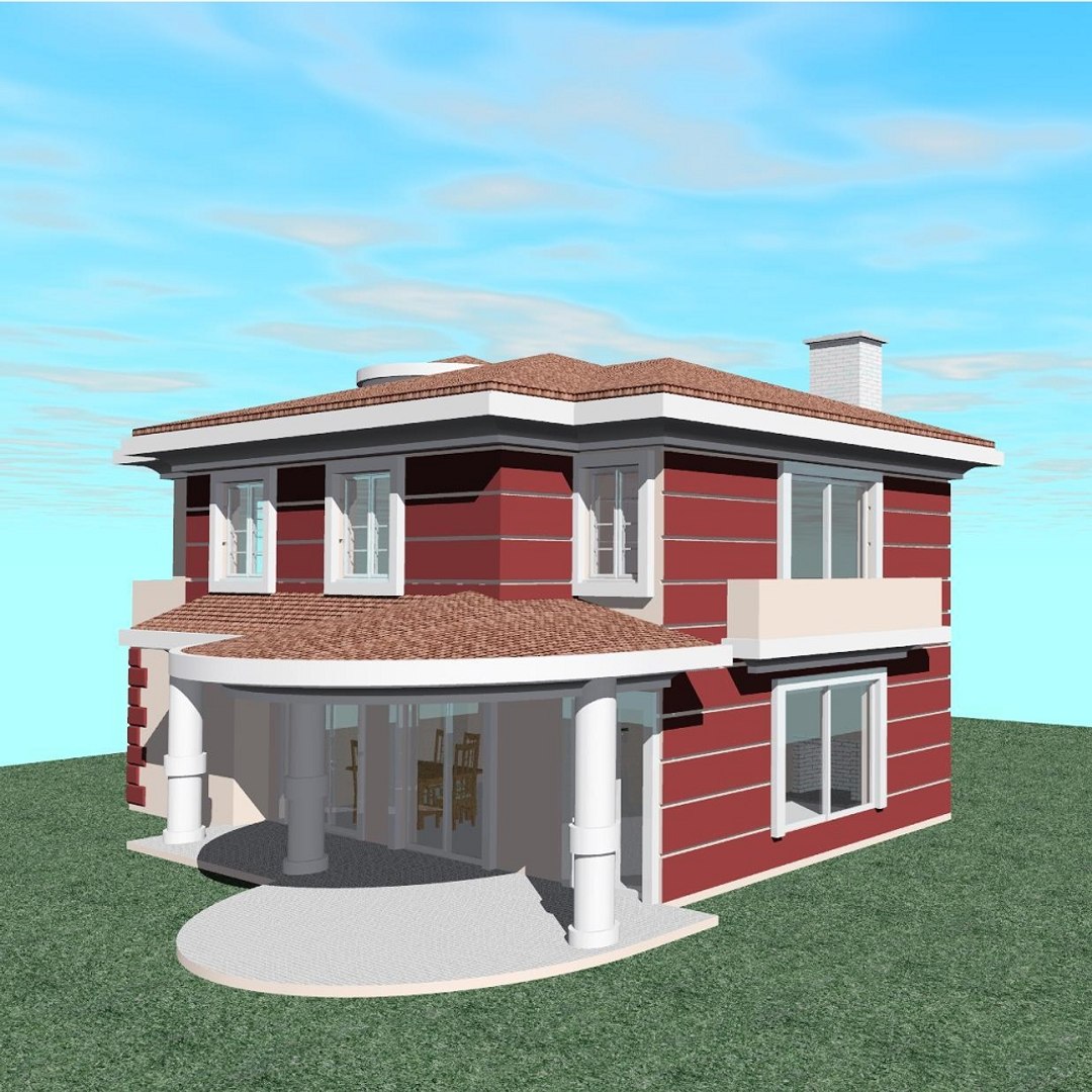 Revit Building Project 3d Model