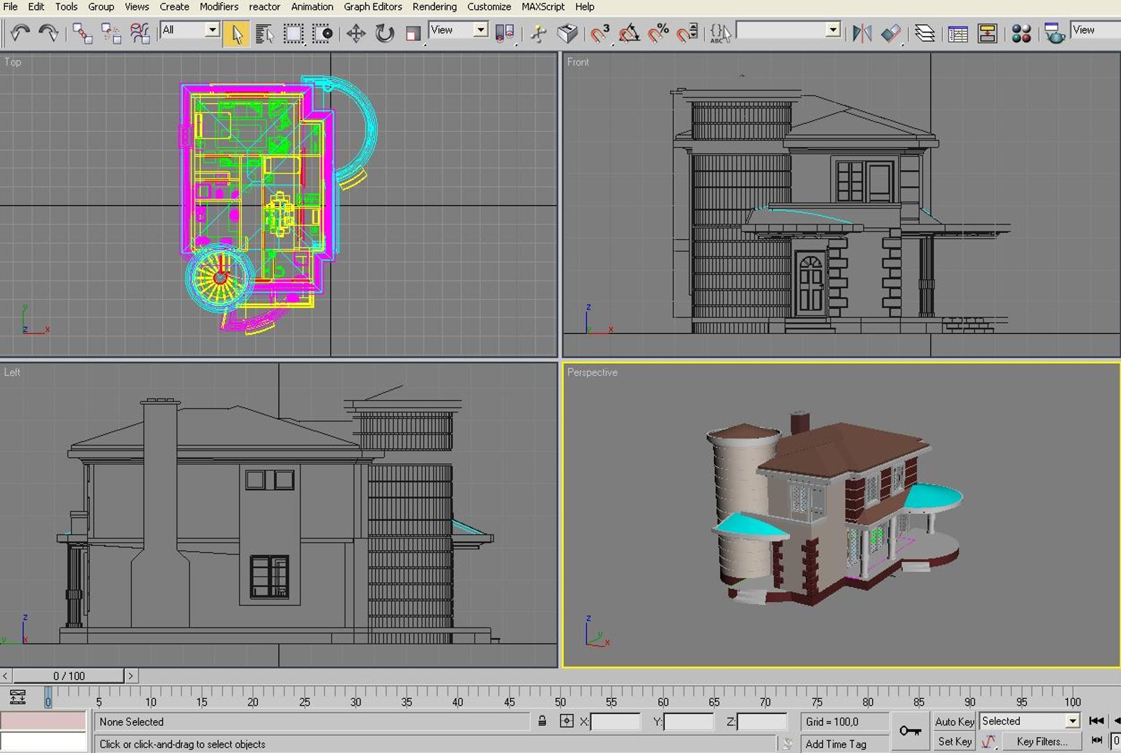 Revit Building Project 3d Model