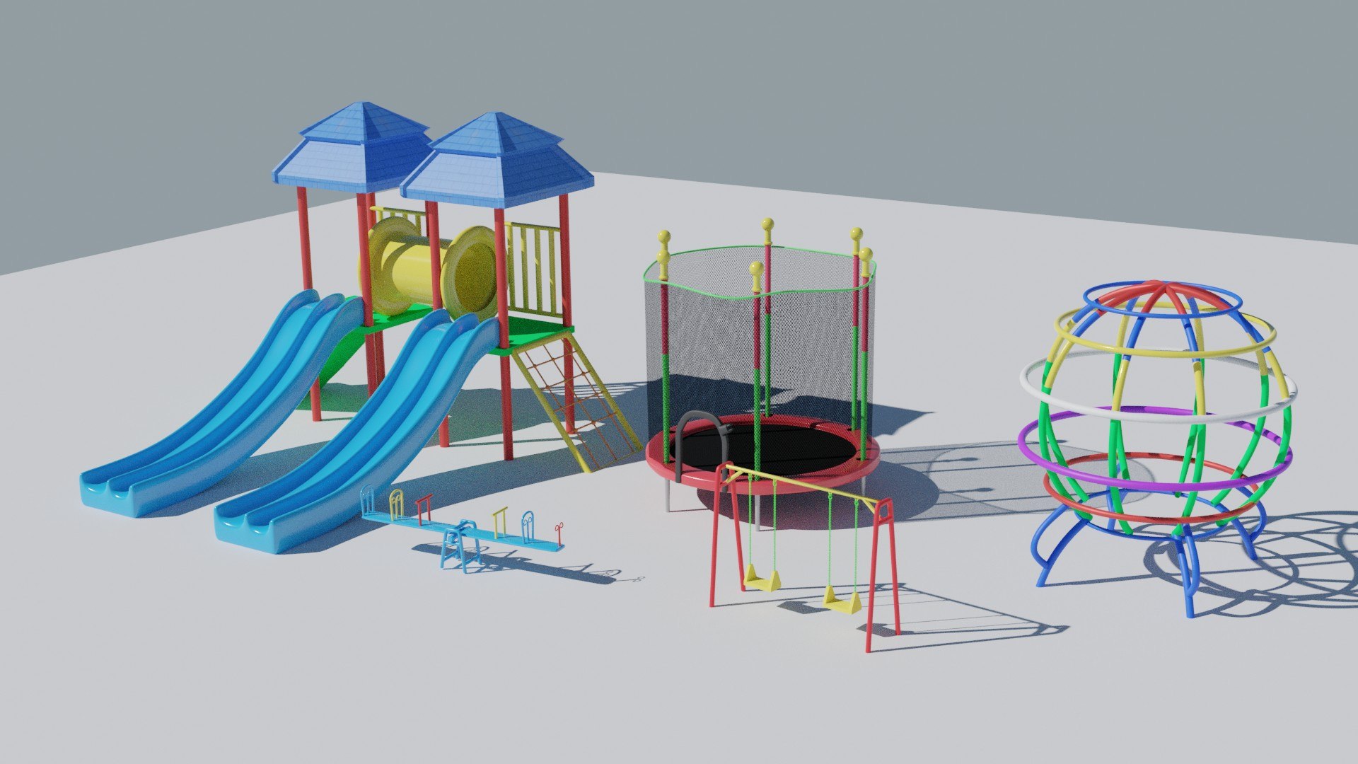 3D Model Playground Slide - TurboSquid 1630821