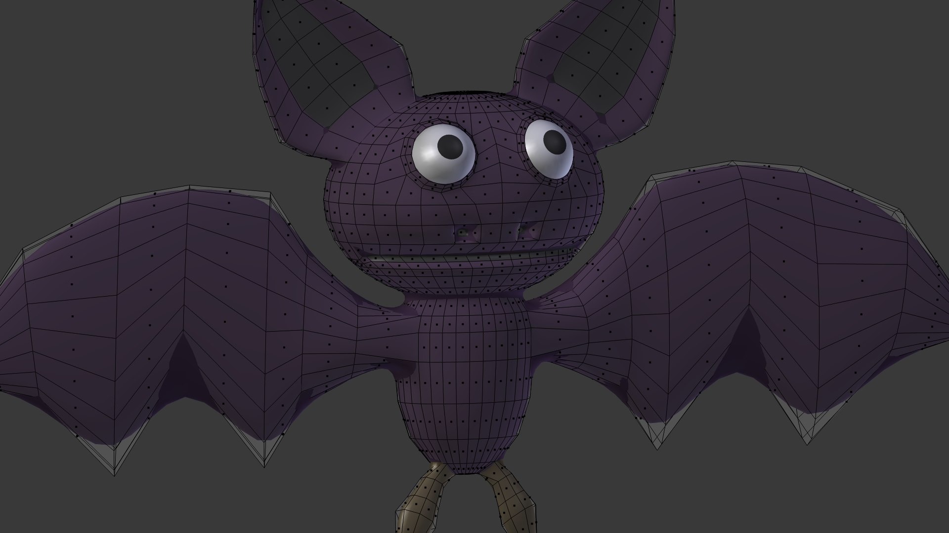 3d Cartoon Bat