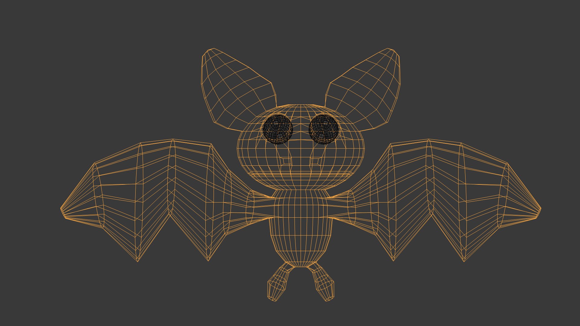 3d Cartoon Bat