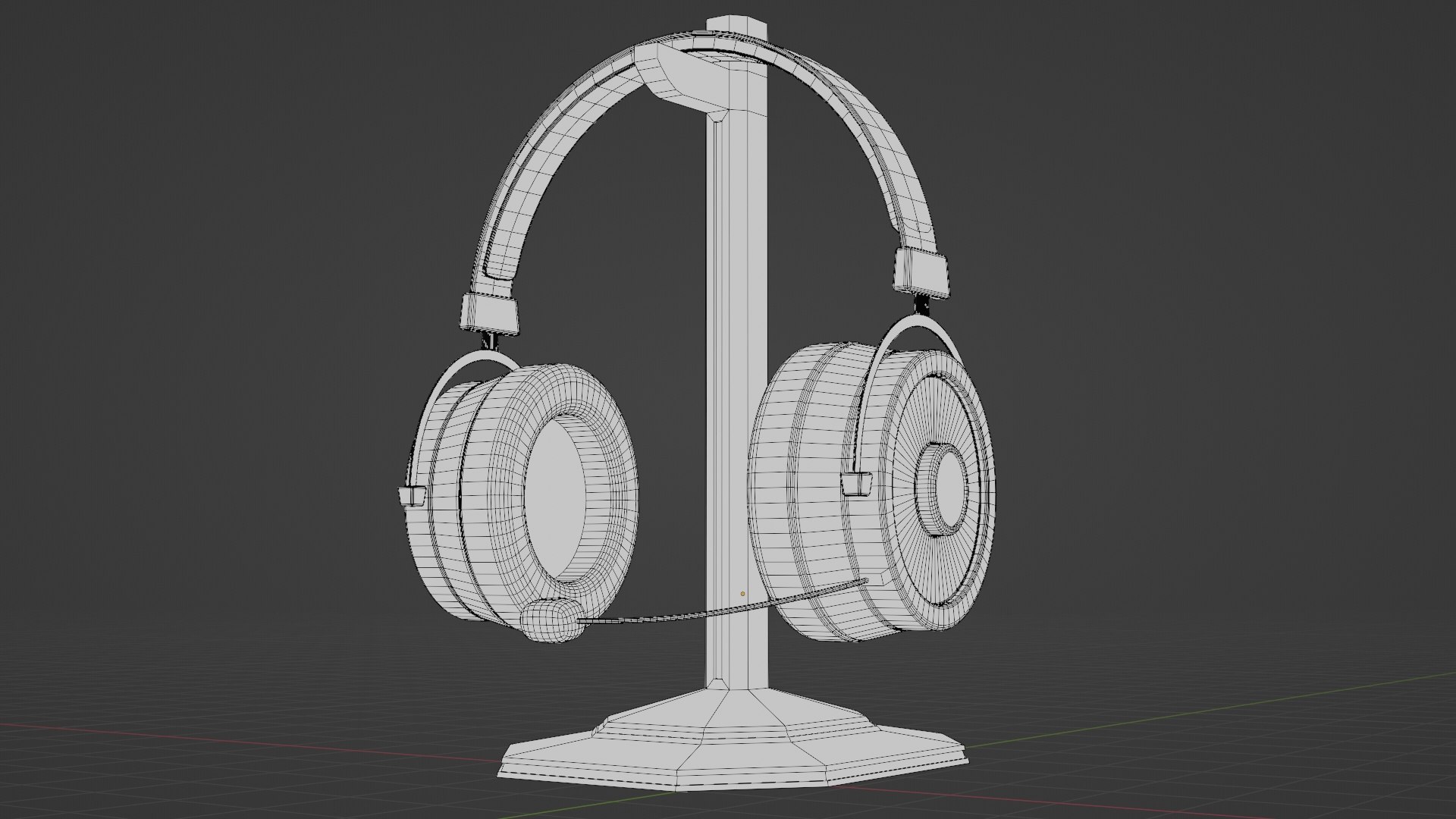 Gaming Headset With Stand 3D model - TurboSquid 1899048