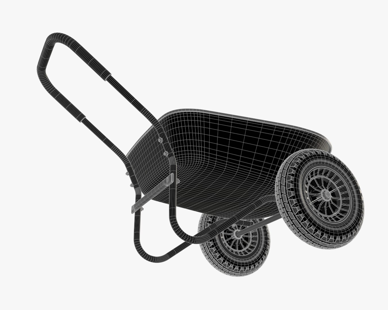 Wheelbarrow Wheel Barrow Model - TurboSquid 1353954