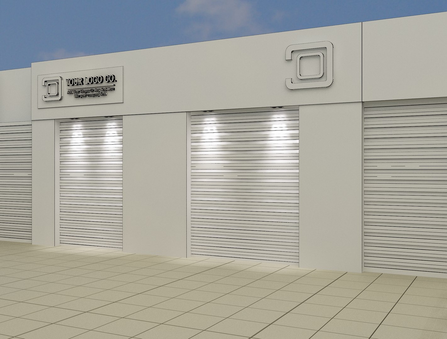 3D Car Service Entrance Logo Sign A607E - TurboSquid 1913532