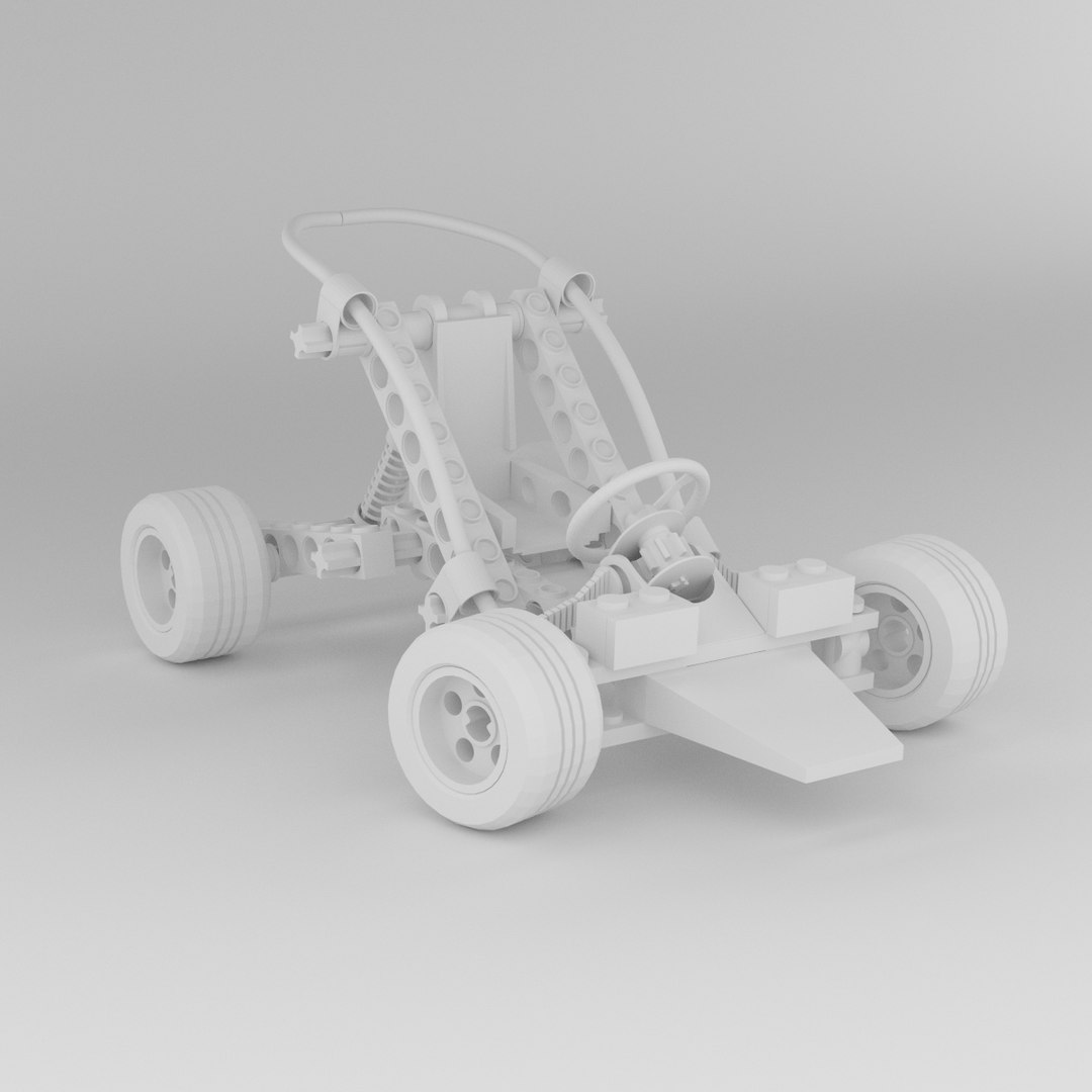Lego Car Rigging Animation 3d Model