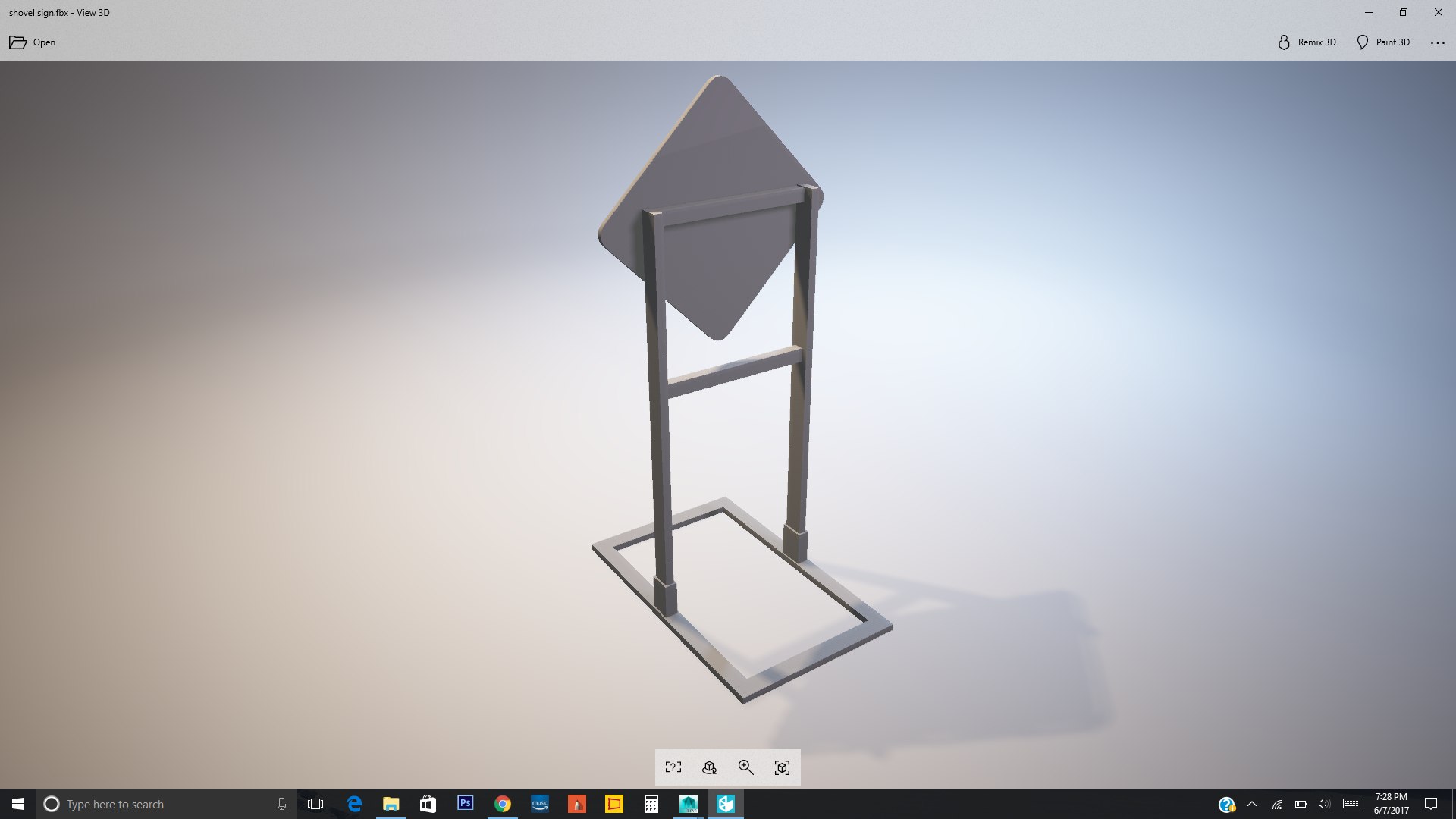 Construction Set Signs 3D Model - TurboSquid 1166120