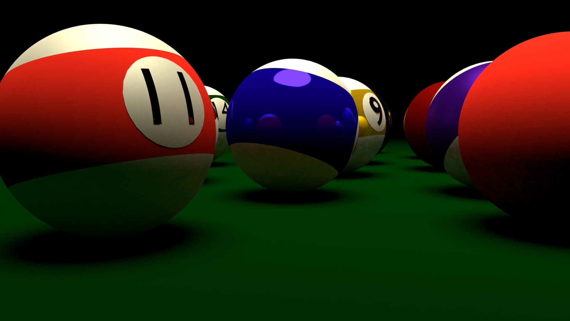 3D pool balls - TurboSquid 1277163