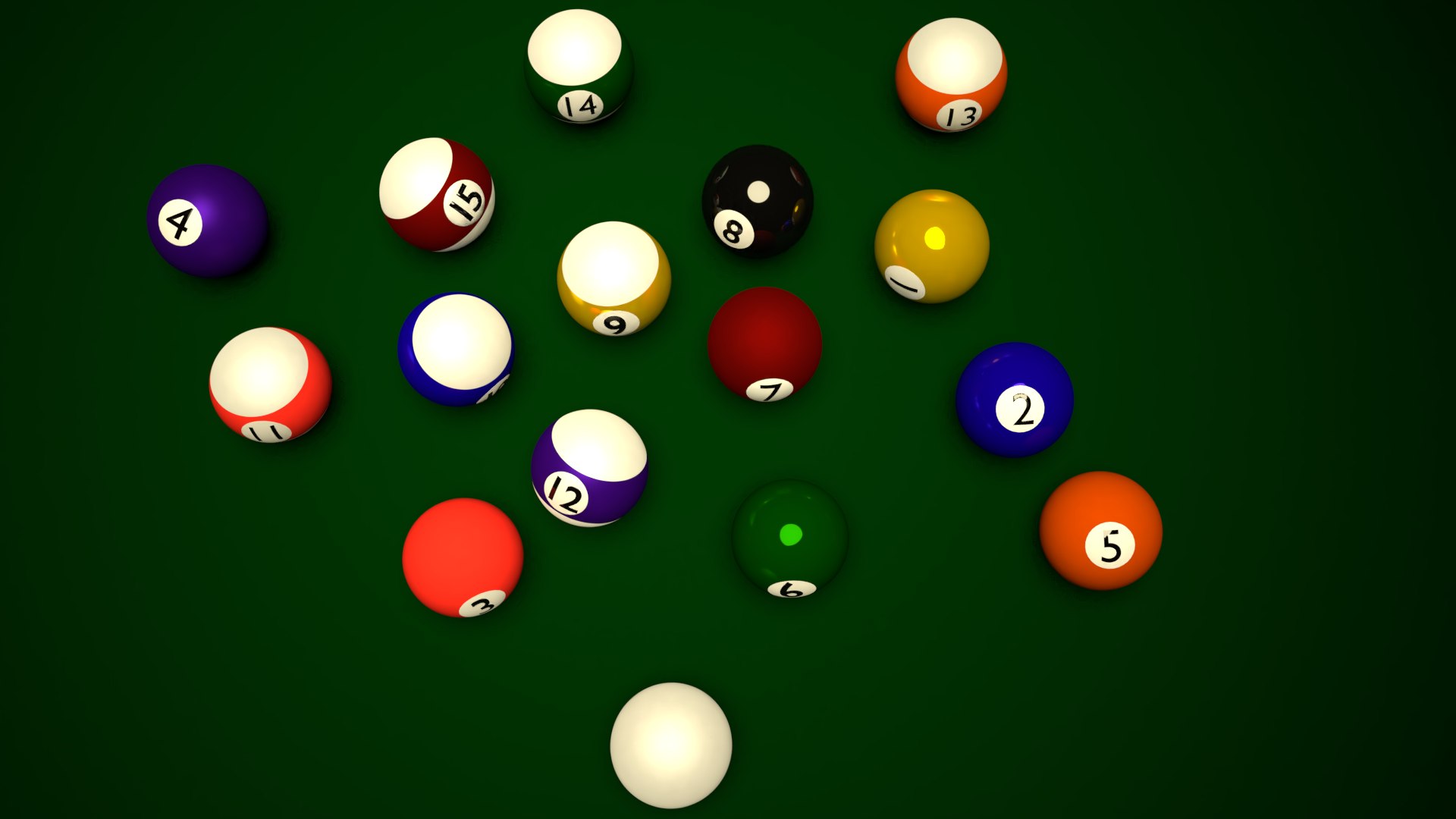 3D pool balls - TurboSquid 1277163