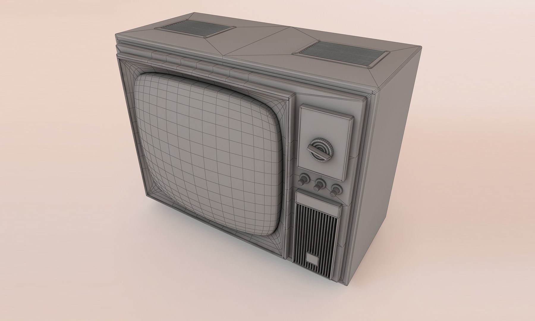 Old Tv 3D Model - TurboSquid 1229142