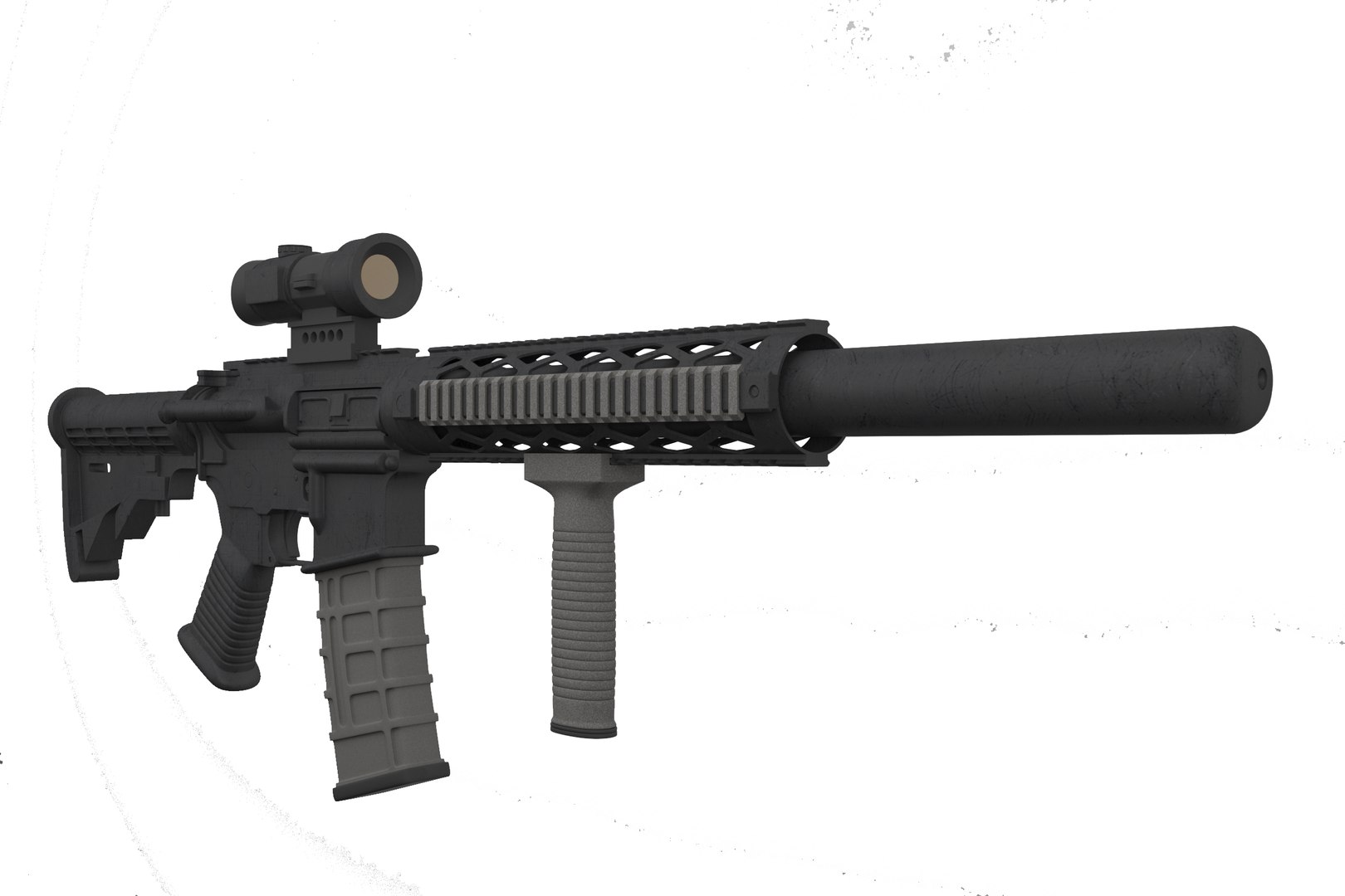 3D M4 Weapon Model - TurboSquid 1581279
