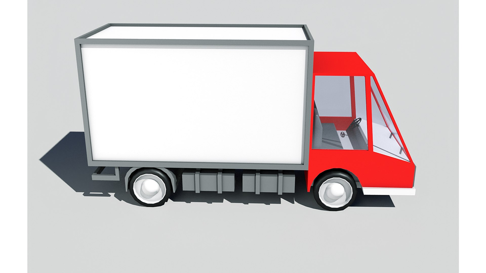 Cartoon Car Lorry 3D Model - TurboSquid 1645051