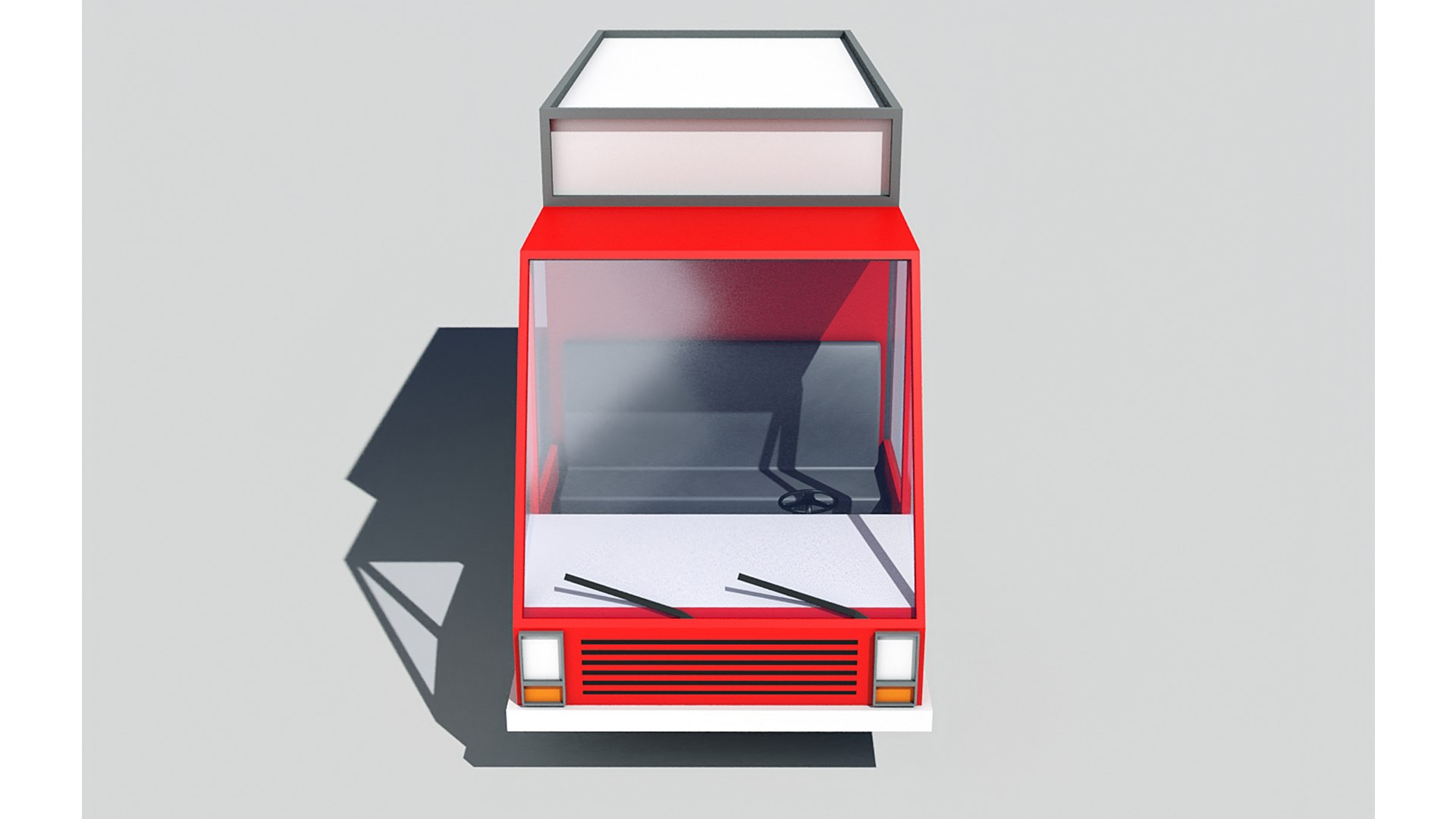 Cartoon Car Lorry 3D Model - TurboSquid 1645051