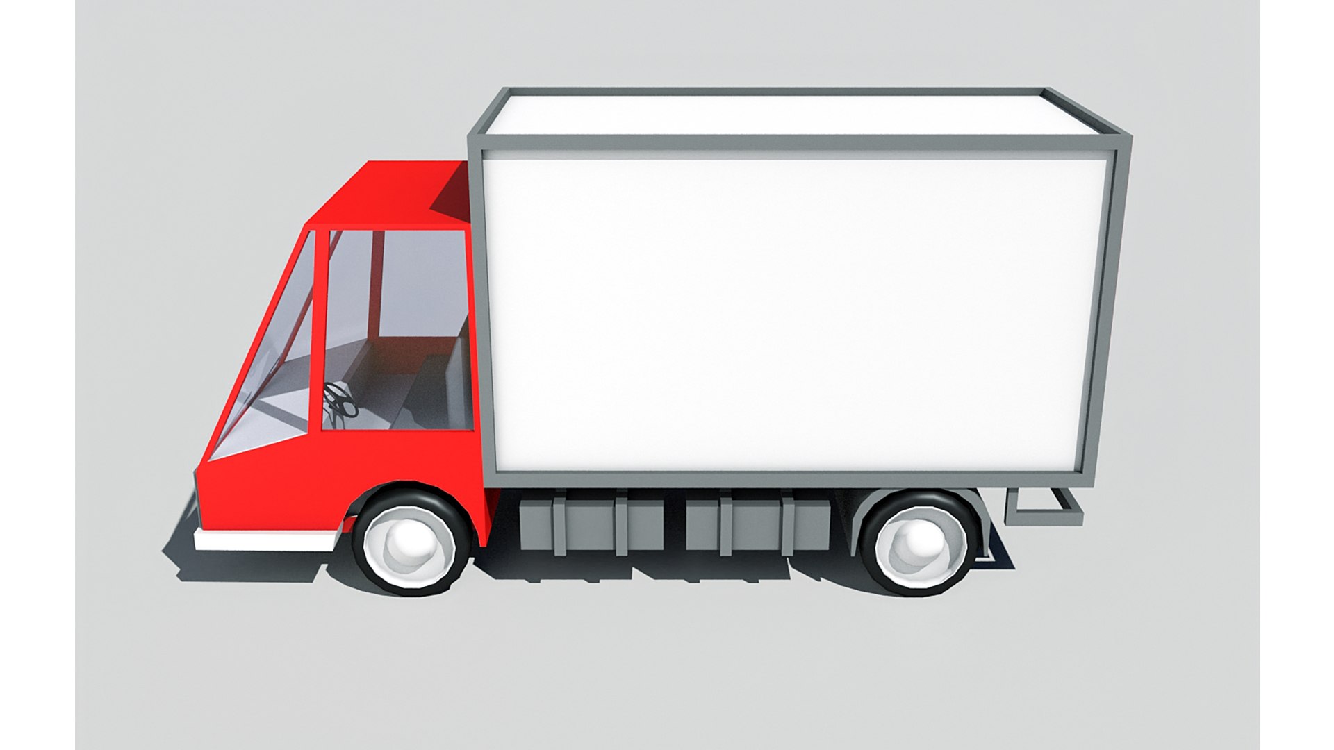 Cartoon Car Lorry 3D Model - TurboSquid 1645051