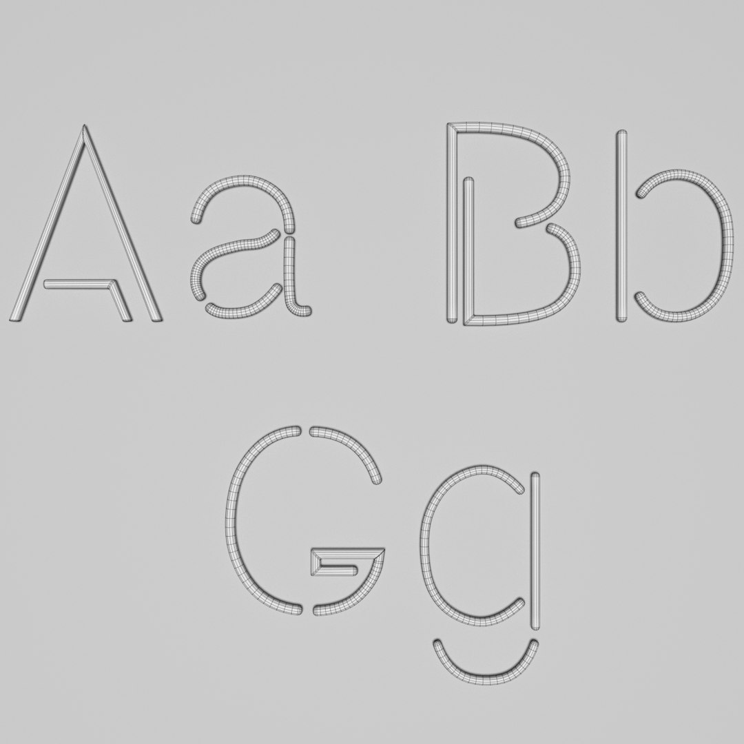 3D Neon Absolute Sans - TurboSquid 1627043