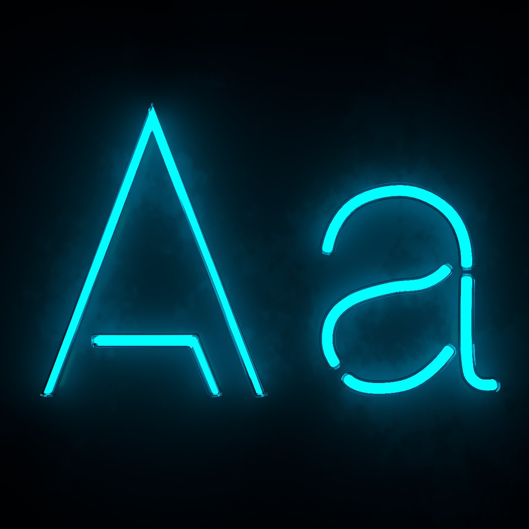 3D Neon Absolute Sans - TurboSquid 1627043