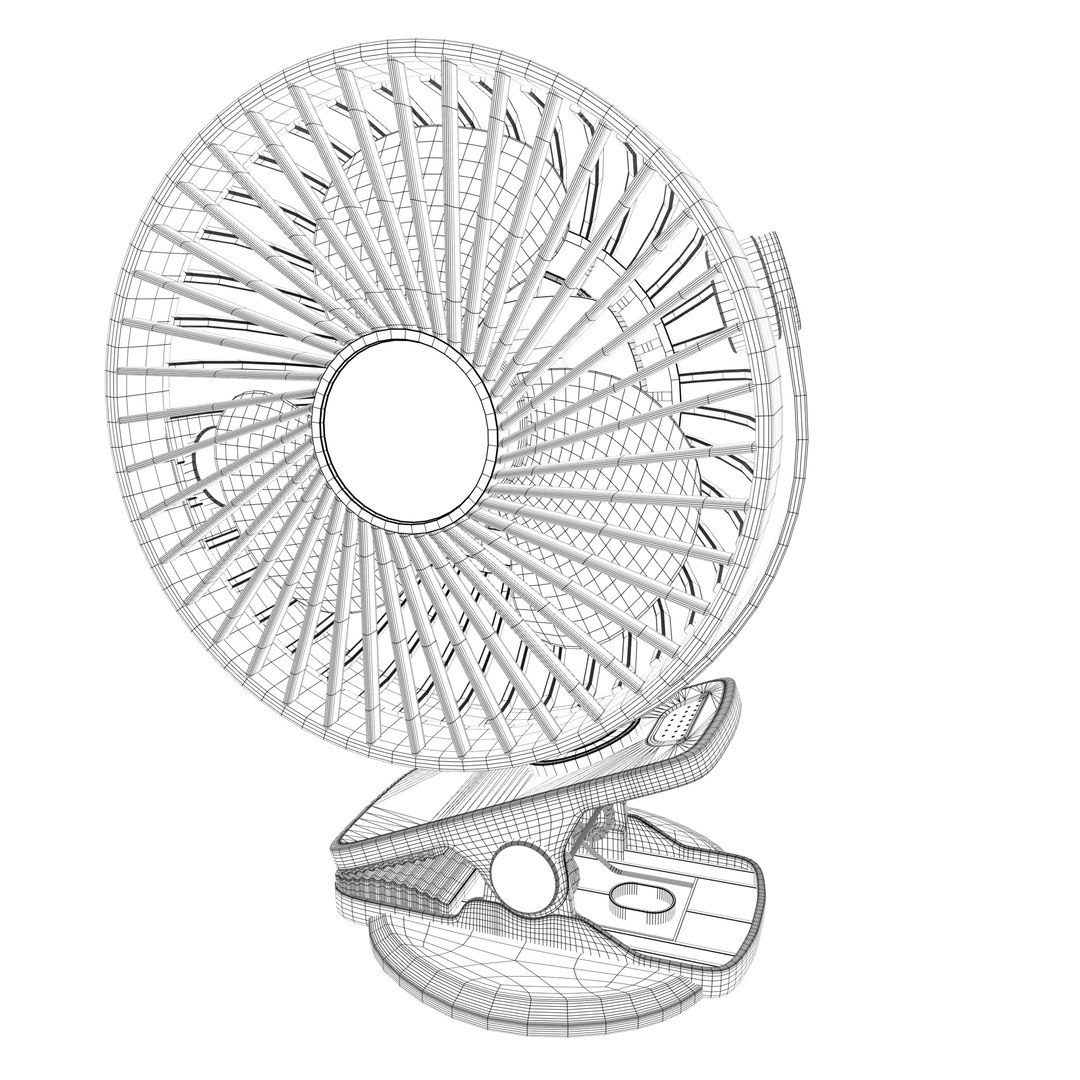 3D Model Clip Fan - TurboSquid 2140099
